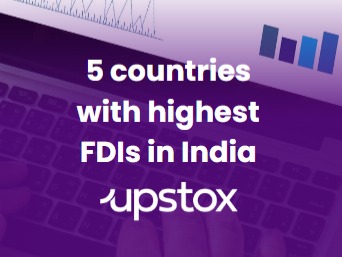 5 countries with highest FDIs in India