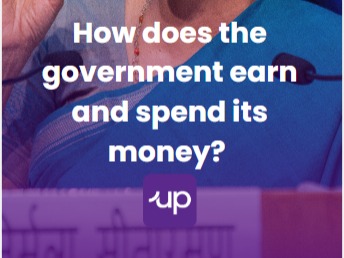 How does the government earn and spend its money?